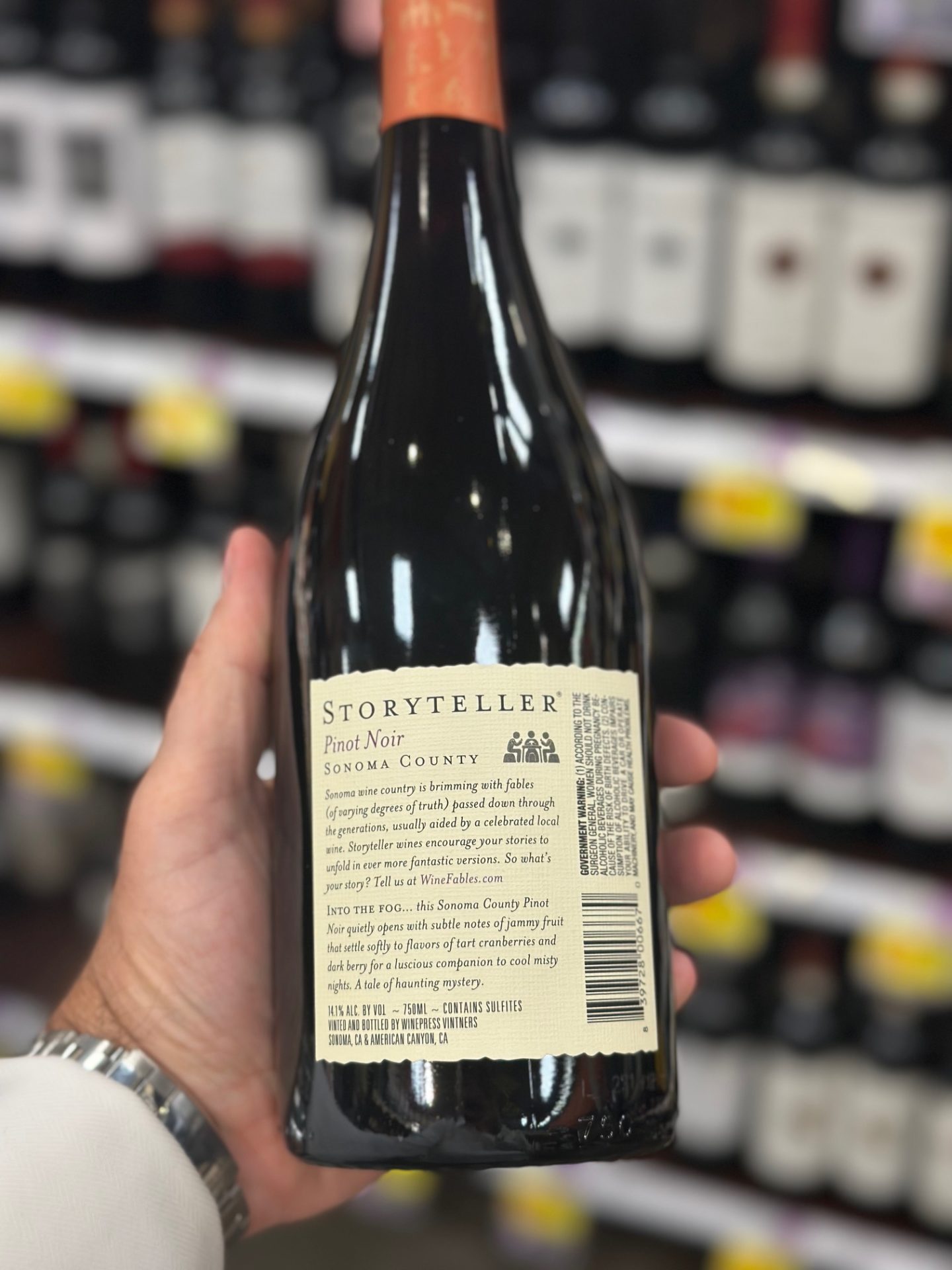 Storyteller Pinot Noir "Into the Fog" - Wine Review