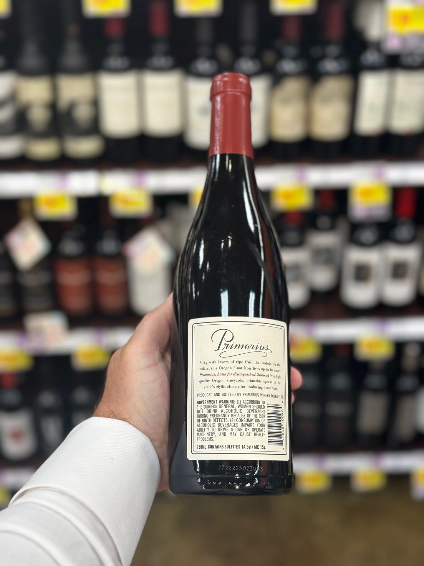 Primarius Pinot Noir - Wine Review